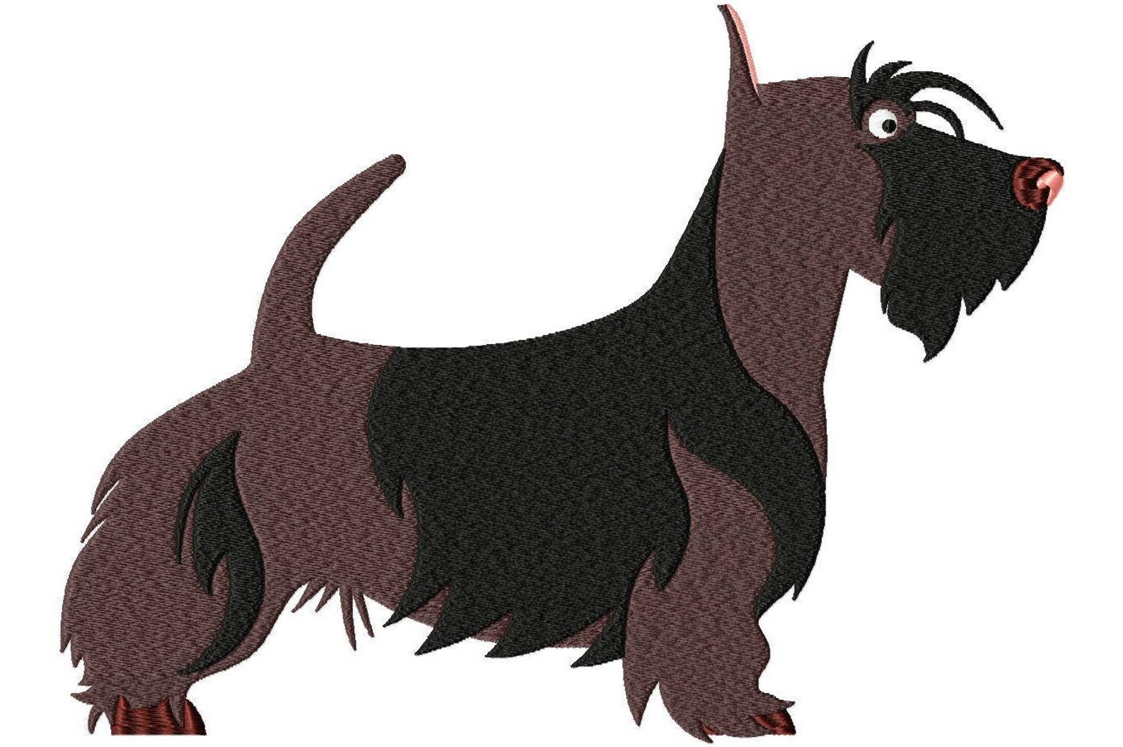 Scottie Dog Embroidery Design File .vip .vp3 .hus .pes .pec | Etsy