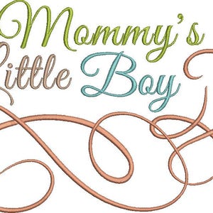 Mommy's Little Girl Baby Embroidery Design File .vip .vp3 .hus .pes ...