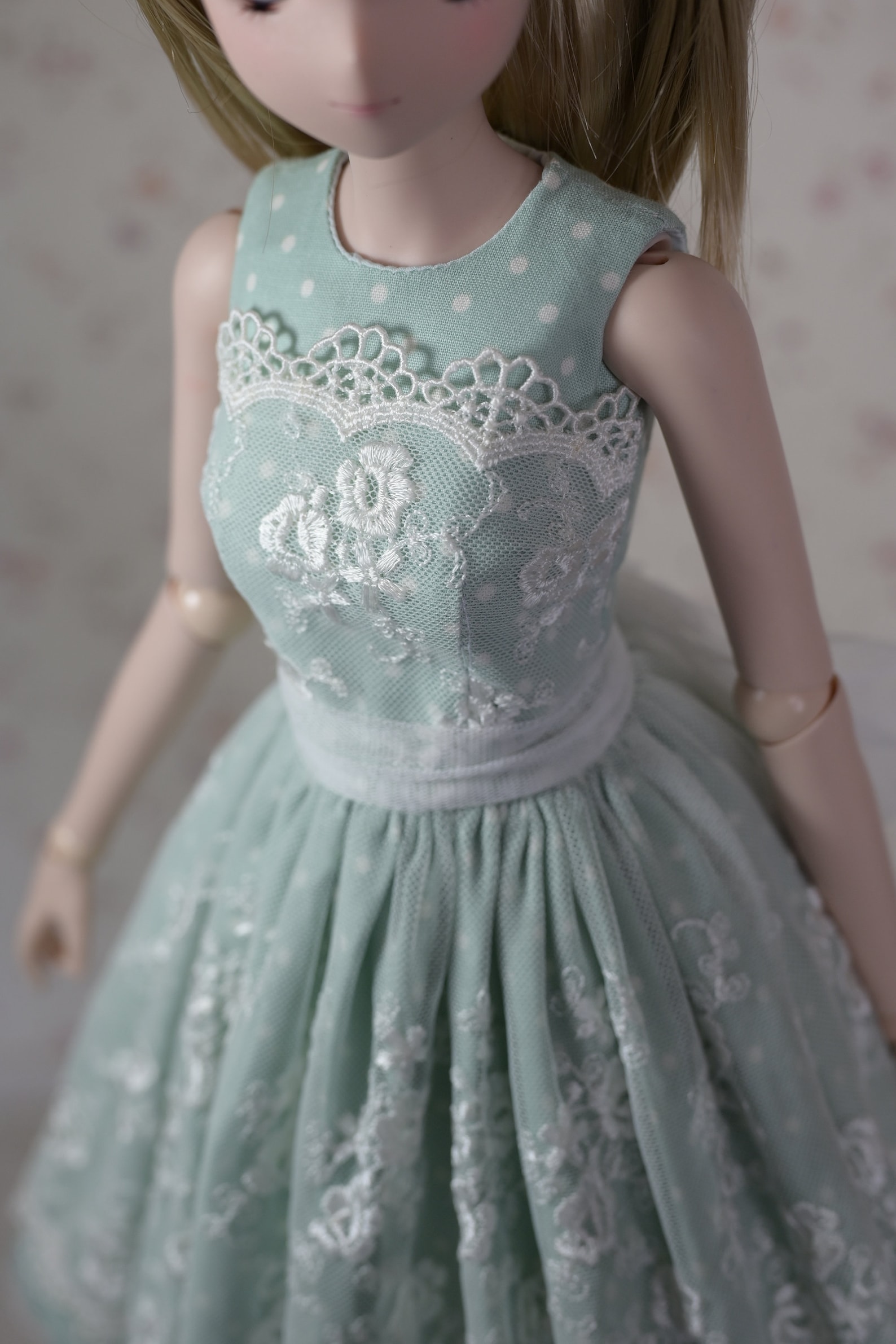 BJD Doll Clothes Pattern Fits 23.5" 1/3 SD Smart Doll Mirai Basic Lace ...