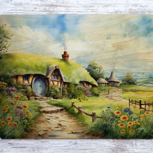 Fan Art Print Tolkien the Hobbit the Lord of the Rings Wall Home Decor ...
