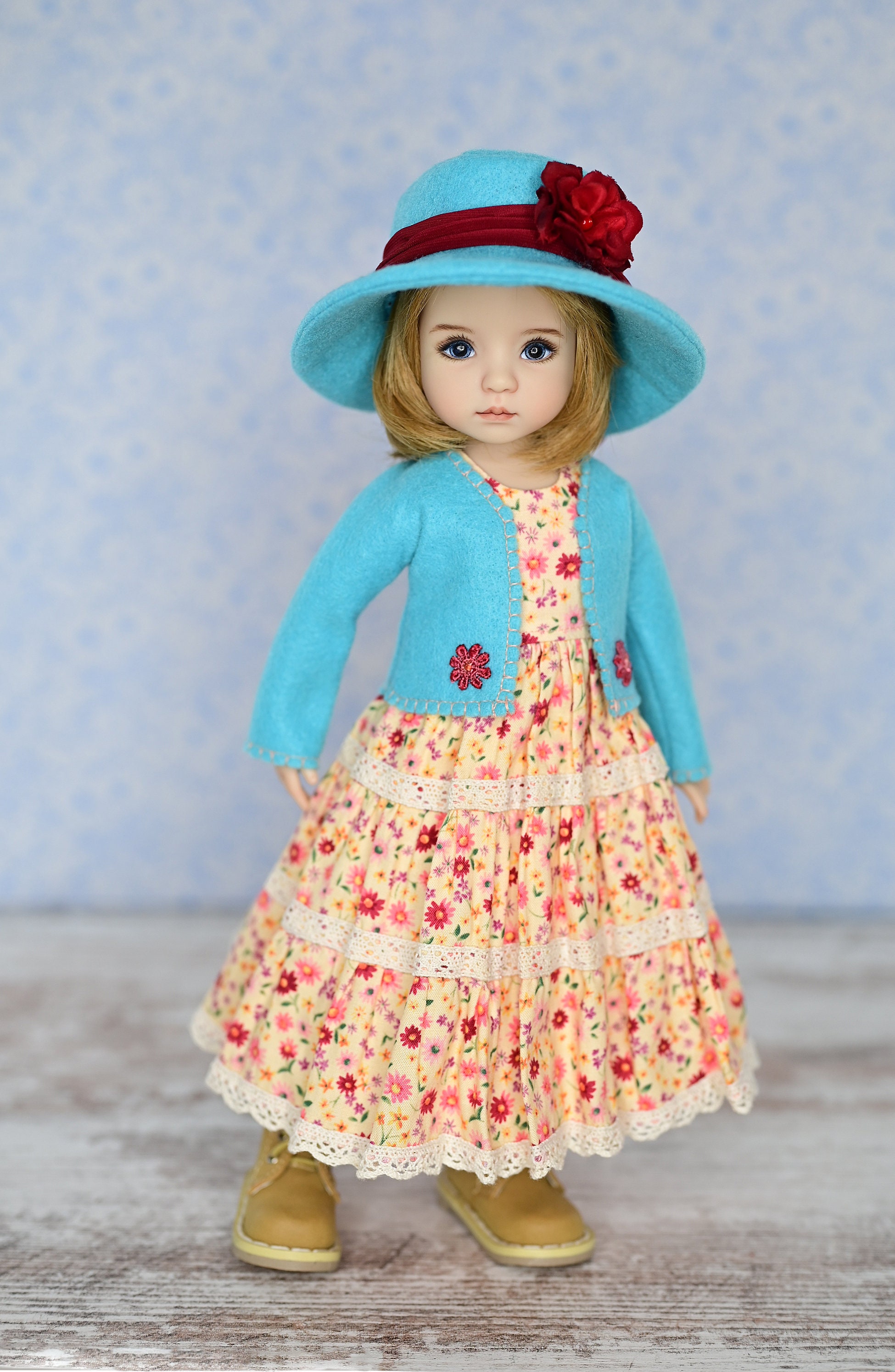 Little Darling Doll Clothes Dress PDF Pattern 13" Dianna Effner My ...