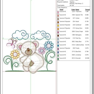 Teddy Bear Baby Kids Embroidery Design File Machine Embroidery Pattern ...
