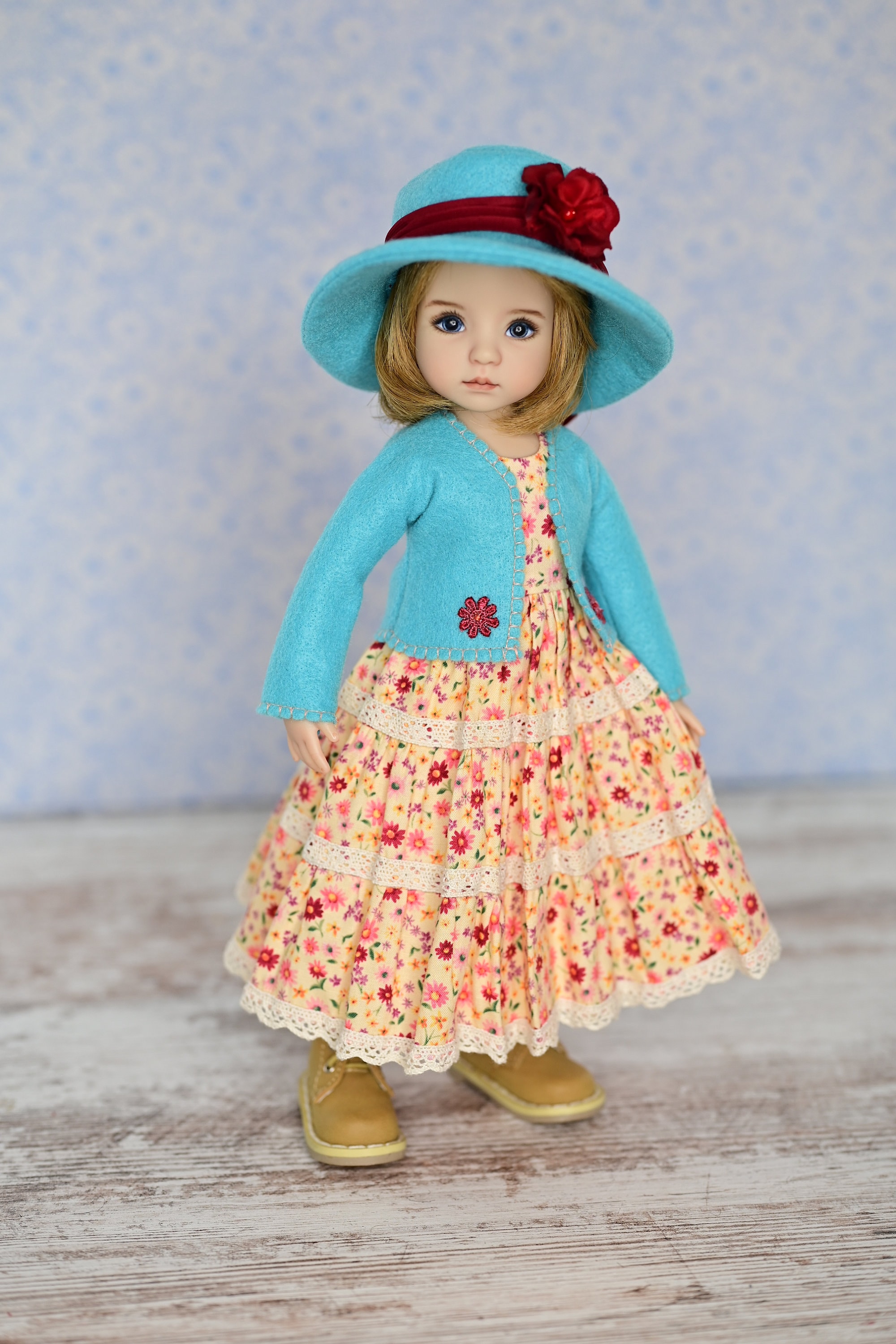Little Darling Doll Clothes Dress PDF Pattern 13" Dianna Effner My ...