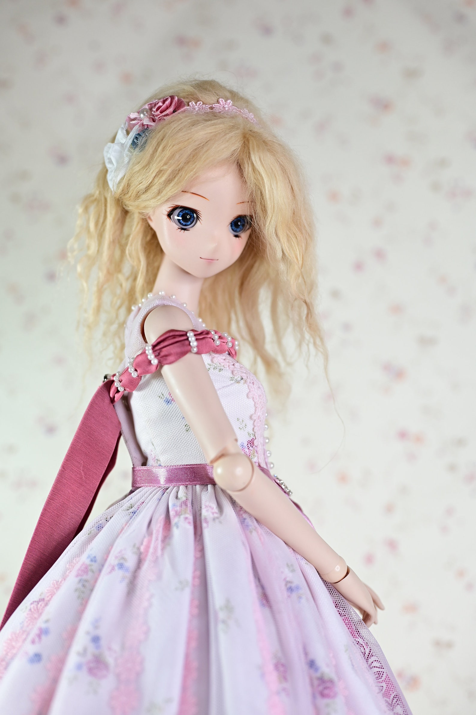 BJD Doll Clothes Pattern Fits 23.5 1/3 SD Smart Doll Mirai Lace Dress ...