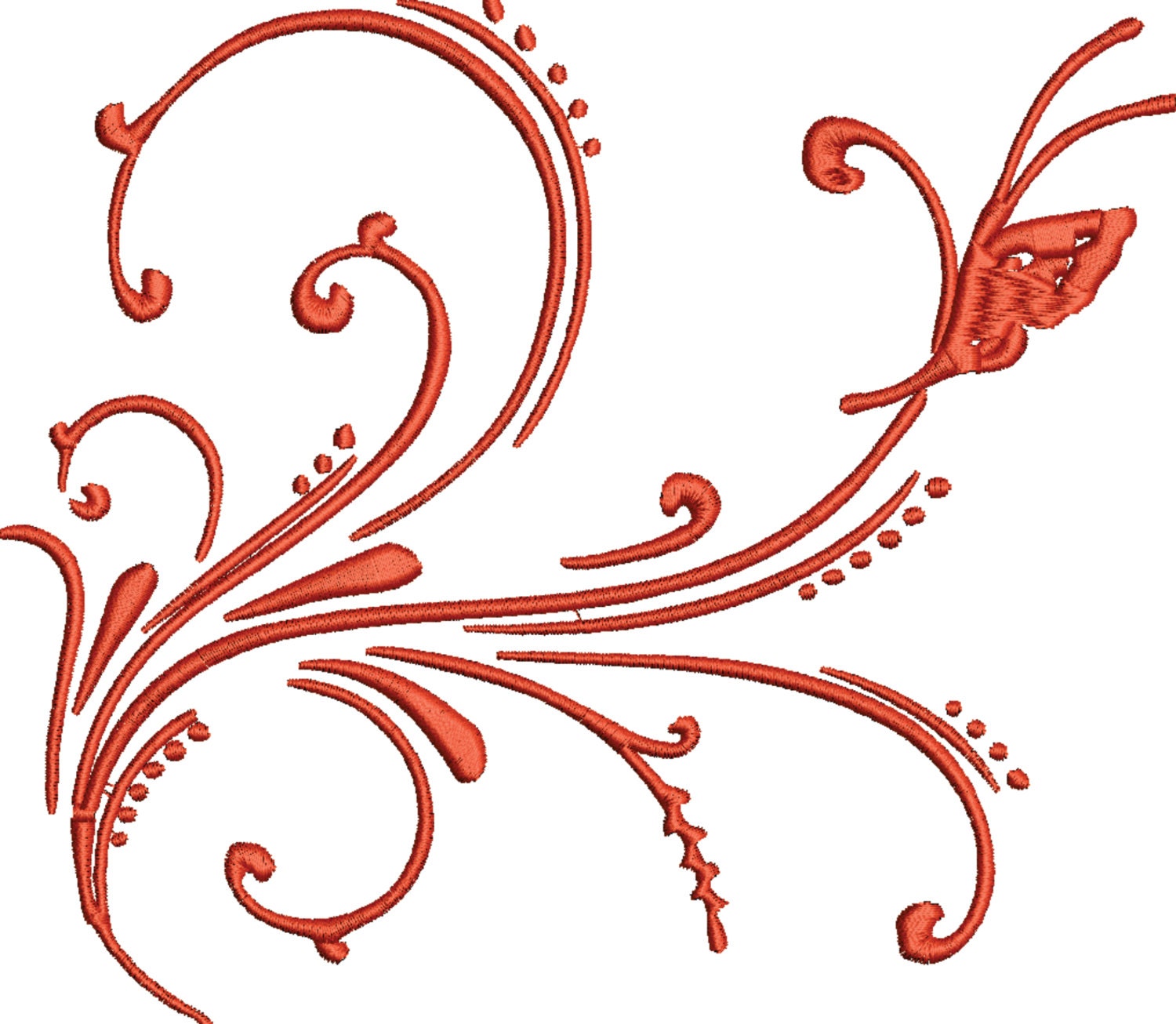 Floral Decorative Arabesques Floral Machine Embroidery File Design .vip ...