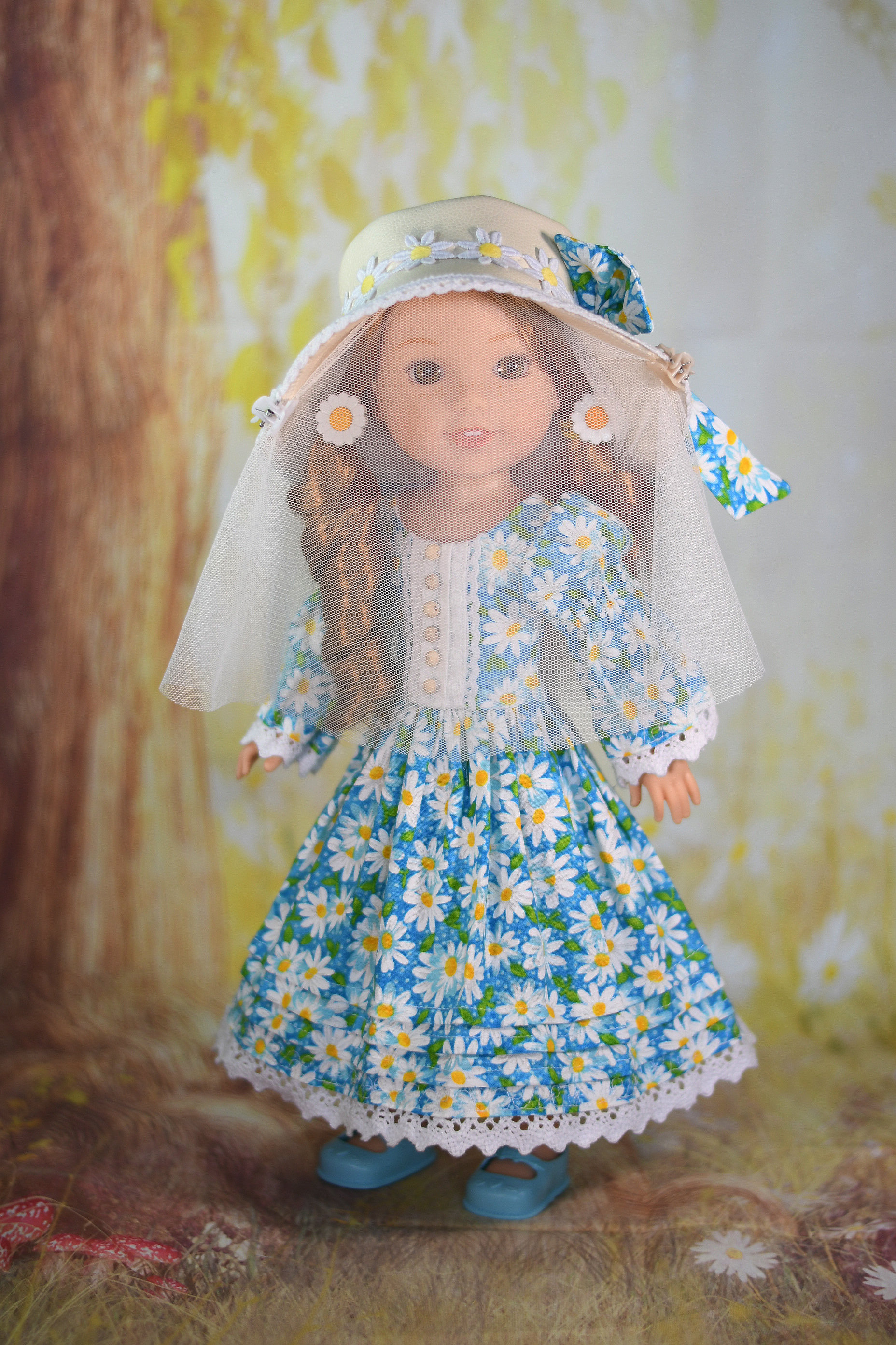 14 Inch Doll Clothes Pattern Beekeeper Fits American Girl Wellie ...