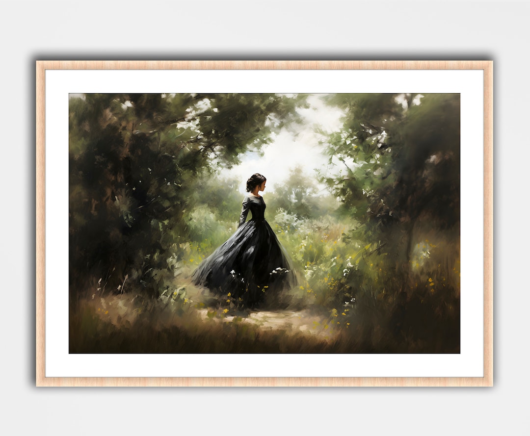 Jane Eyre Charlotte Bronte Sisters Fan Art Print Wall Home Decor Poster ...