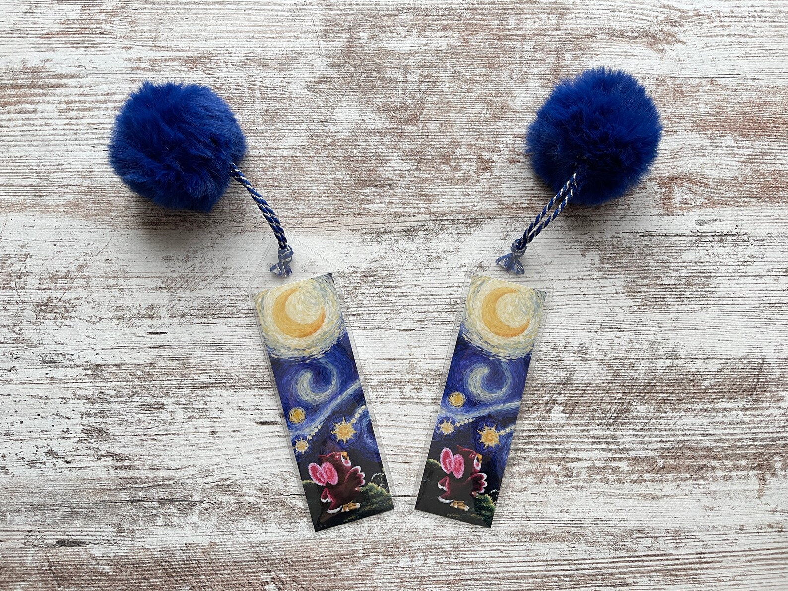 Celeste's Starry Night Bookmark Art Print Van Gogh | Etsy