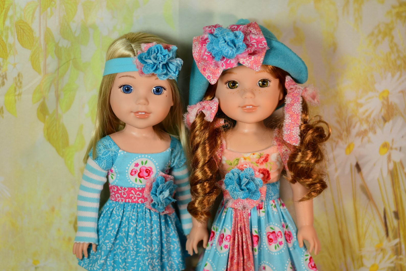14" Doll Clothes Dress Pattern PDF Bohemian by Luminaria Designs Ruby ...