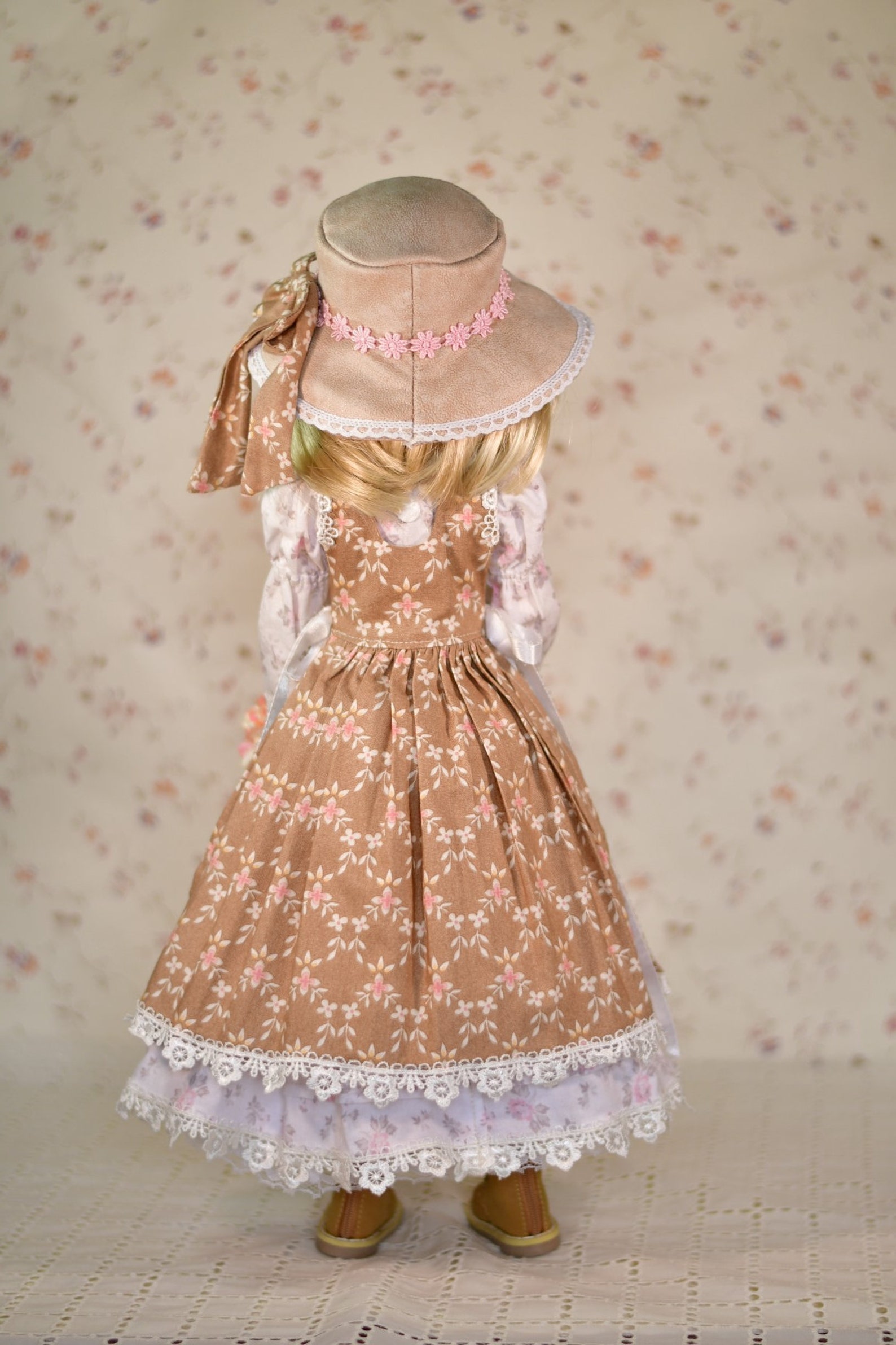 PDF Doll Clothes Dress Pattern Fits 18" MSD Kaye Wiggs Liz Frost ...