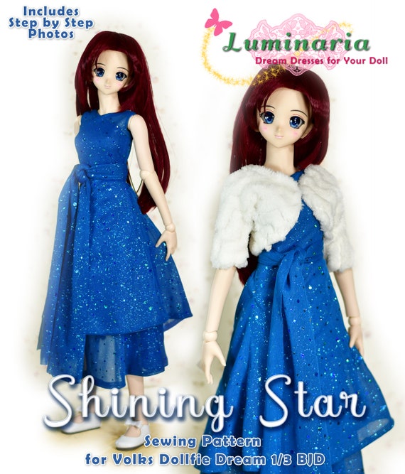 BJD Doll Clothes Pattern Fits Volks Dollfie Dream DD 1/3 Sd | Etsy