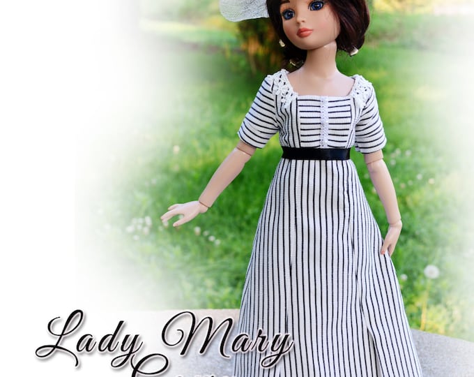 Ellowyne Wilde PDF Clothes Dress Pattern Fits 16" Slim MSD BJD Dolls ...