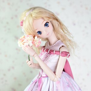 BJD Doll Clothes Pattern Fits 23.5" 1/3 SD Smart Doll Mirai Lace Dress ...