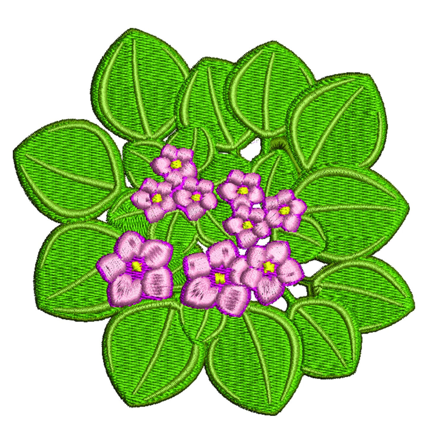 African Violets Machine Embroidery Design File Pattern .vip - Etsy