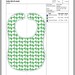 In the Hoop Baby Bib Floral Embroidery Design File Pattern 3 Sizes Also ...