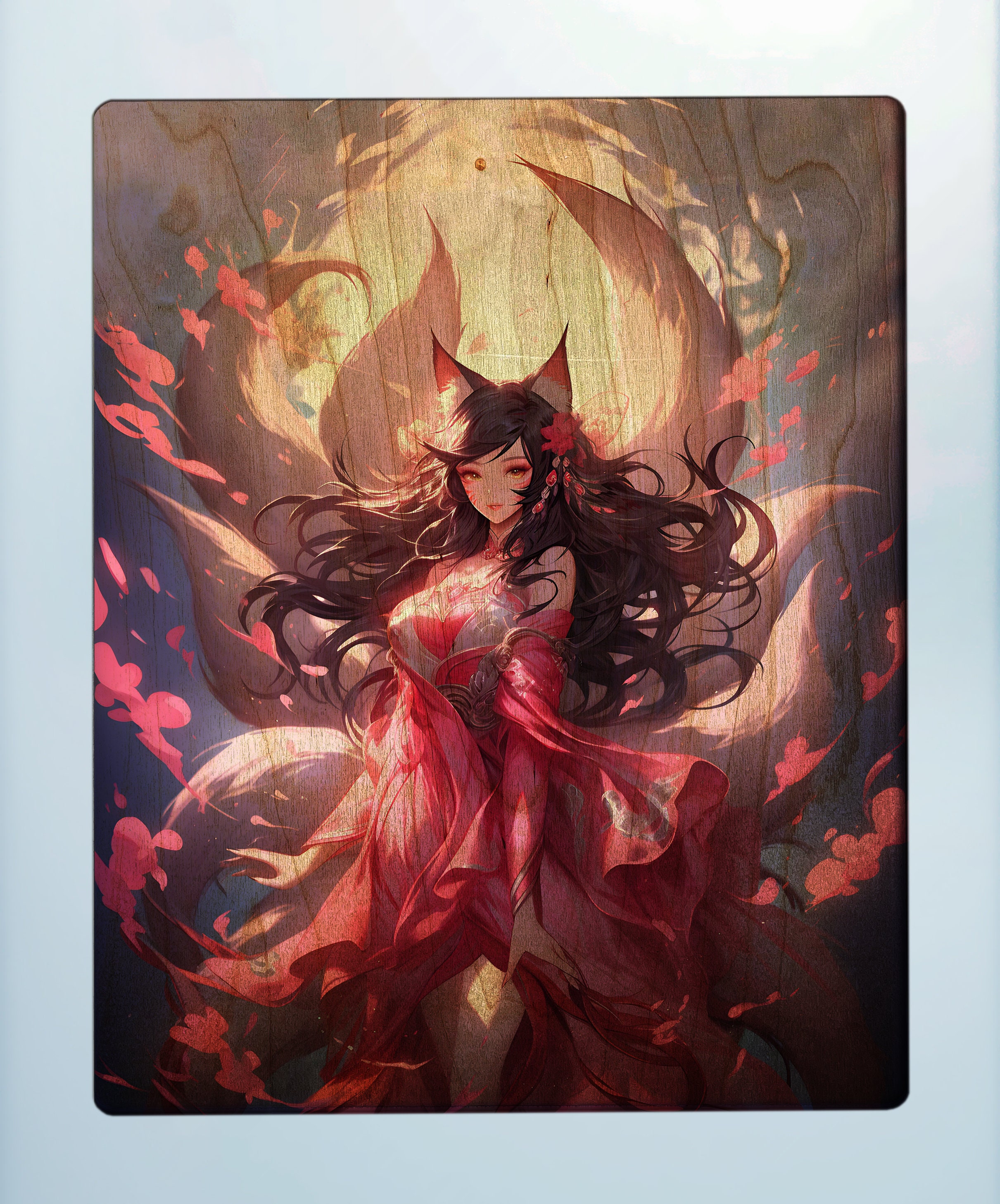 Ahri Fan Art Print Wall Art Home Decor League of Legends Poster Geek ...