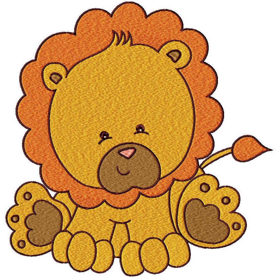 Lion Embroidery Design File .vip .vp3 .hus .pes .pec .jef .sew .xxx ...