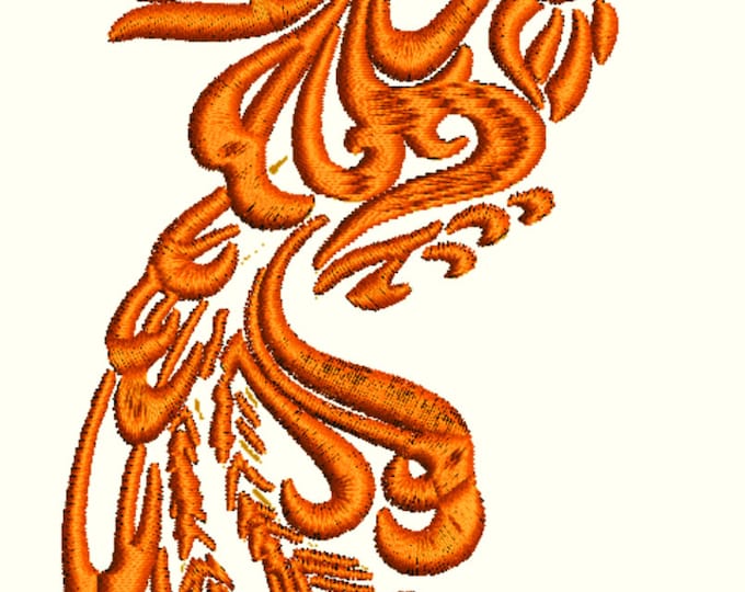 Phoenix Embroidery Design File .vip .vp3 .pec .pes .dst .csd .pcs .xxx ...
