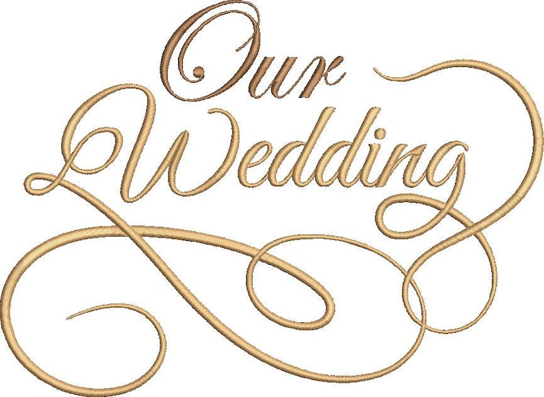 Wedding Embroidery Design File Machine Embroidery Pattern - Etsy
