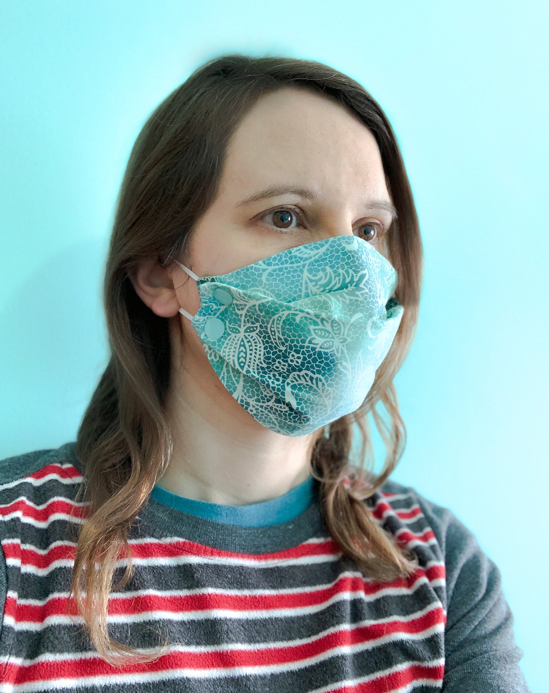 Face Mask Pattern in the Hoop Embroidery Design Files 3 | Etsy Canada