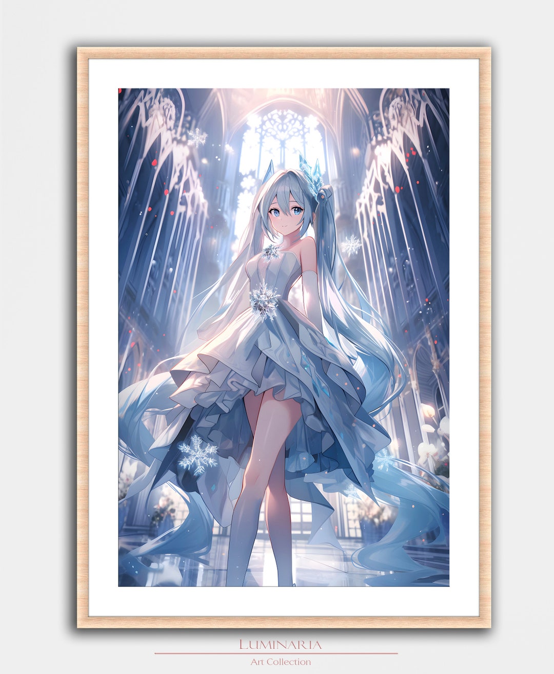 Hatsune Miku Anime Fan Art Print Wall Art Home Decor Poster Geek Nerd ...