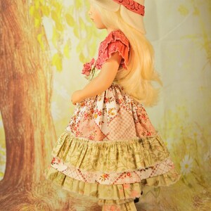Slim 18" Doll Clothes Pattern Bohemian Girl Fits Petitcollin Starlette ...