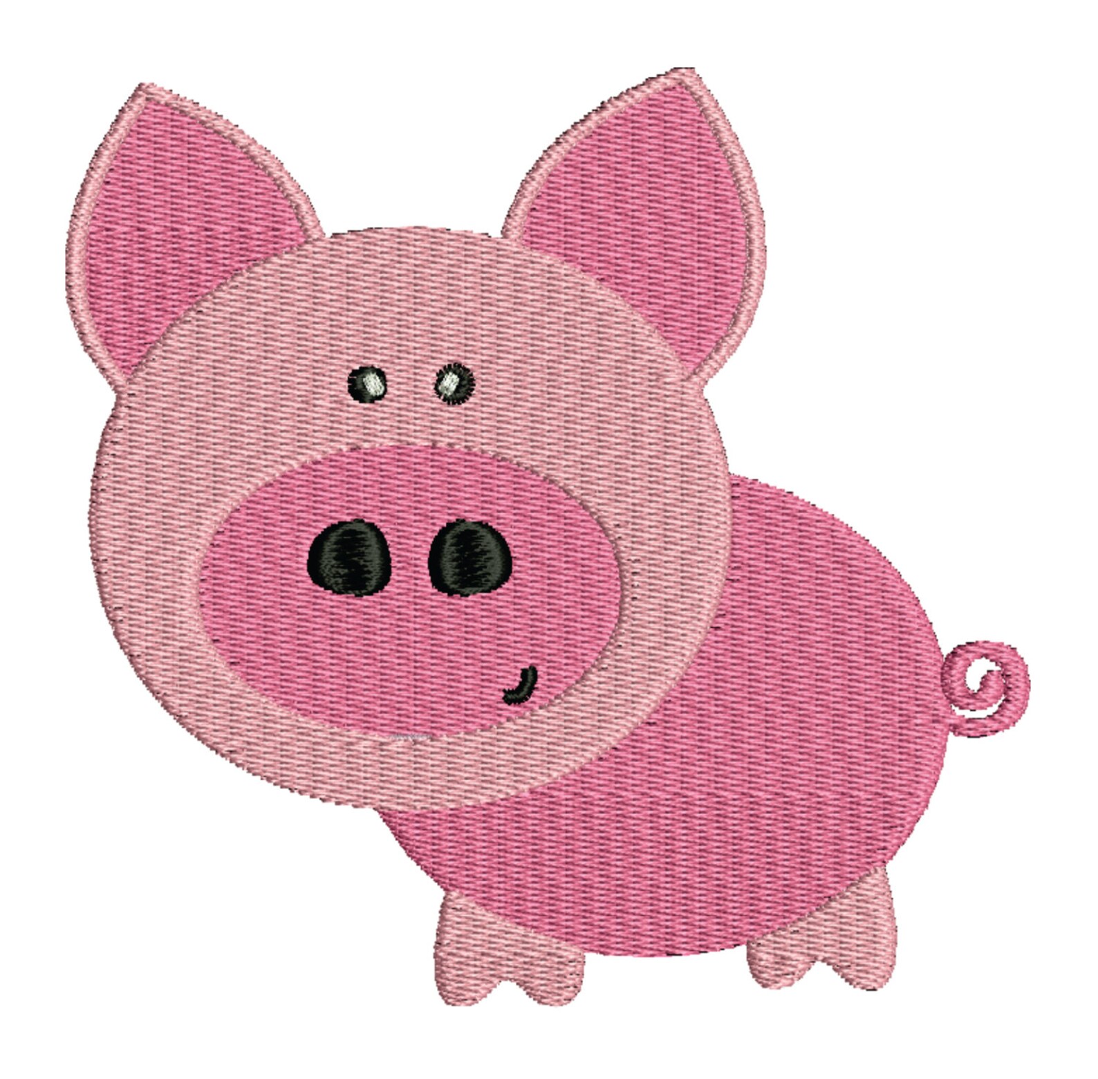 Pig Embroidery Design File .vip .vp3 .jan .pec .pes .dst .csd .pcs .xxx ...