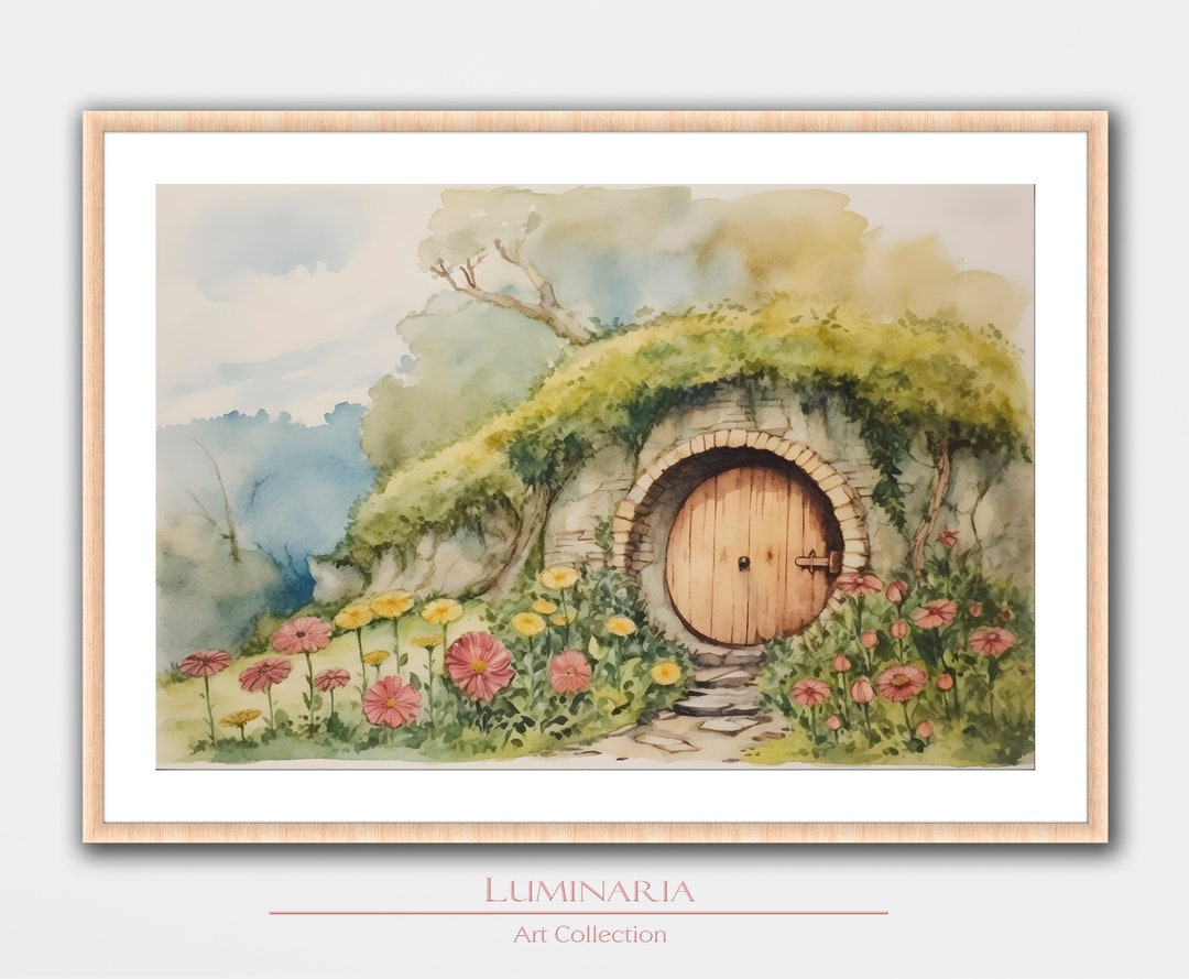 Fan Art Print Tolkien the Hobbit the Lord of the Rings Wall Home Decor ...