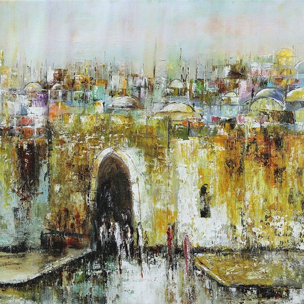 Jaffa Gate Painting - Etsy