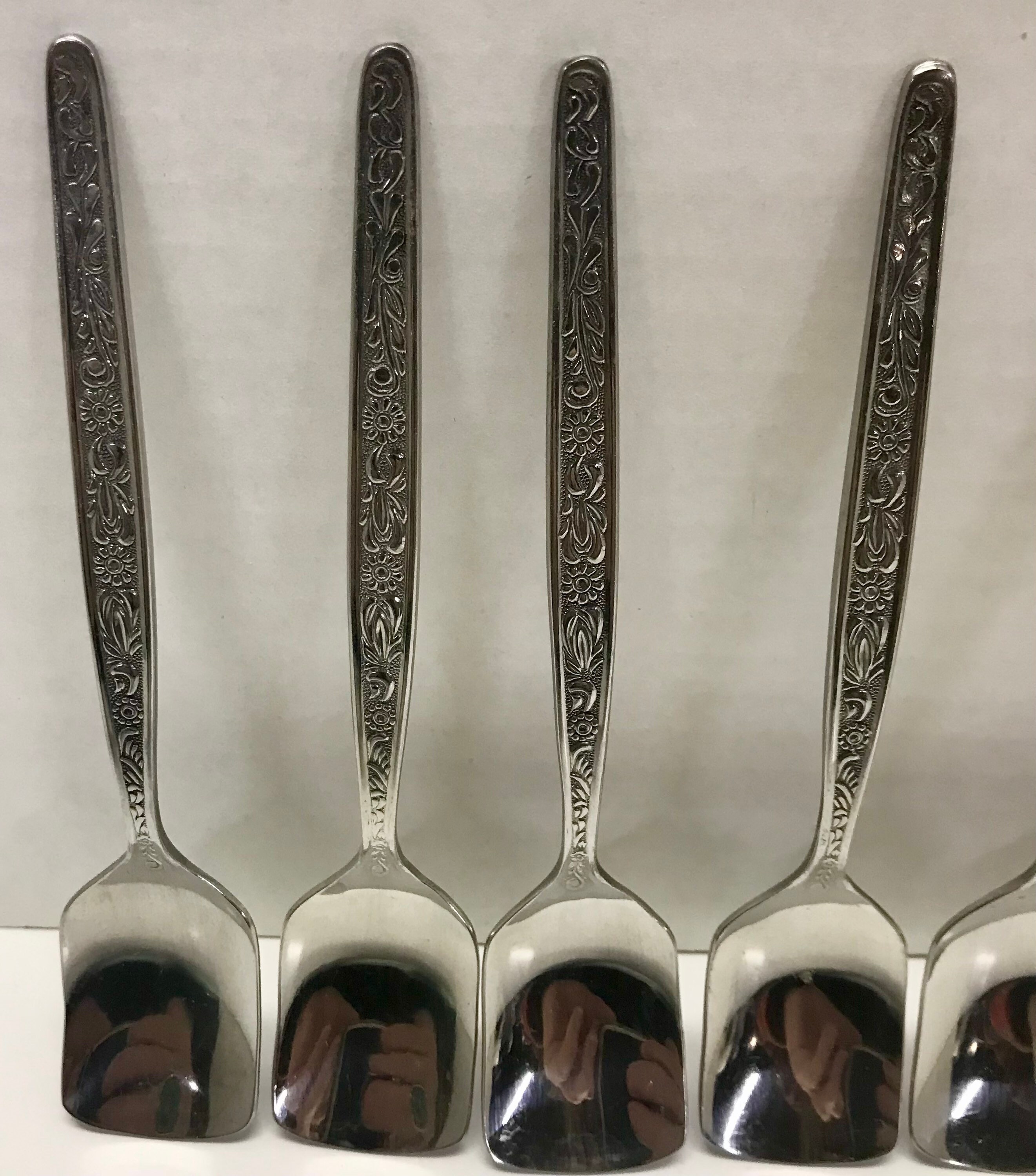 Mid Century Modern Stainless Steel Gelato Spoons Set of 6 - Etsy