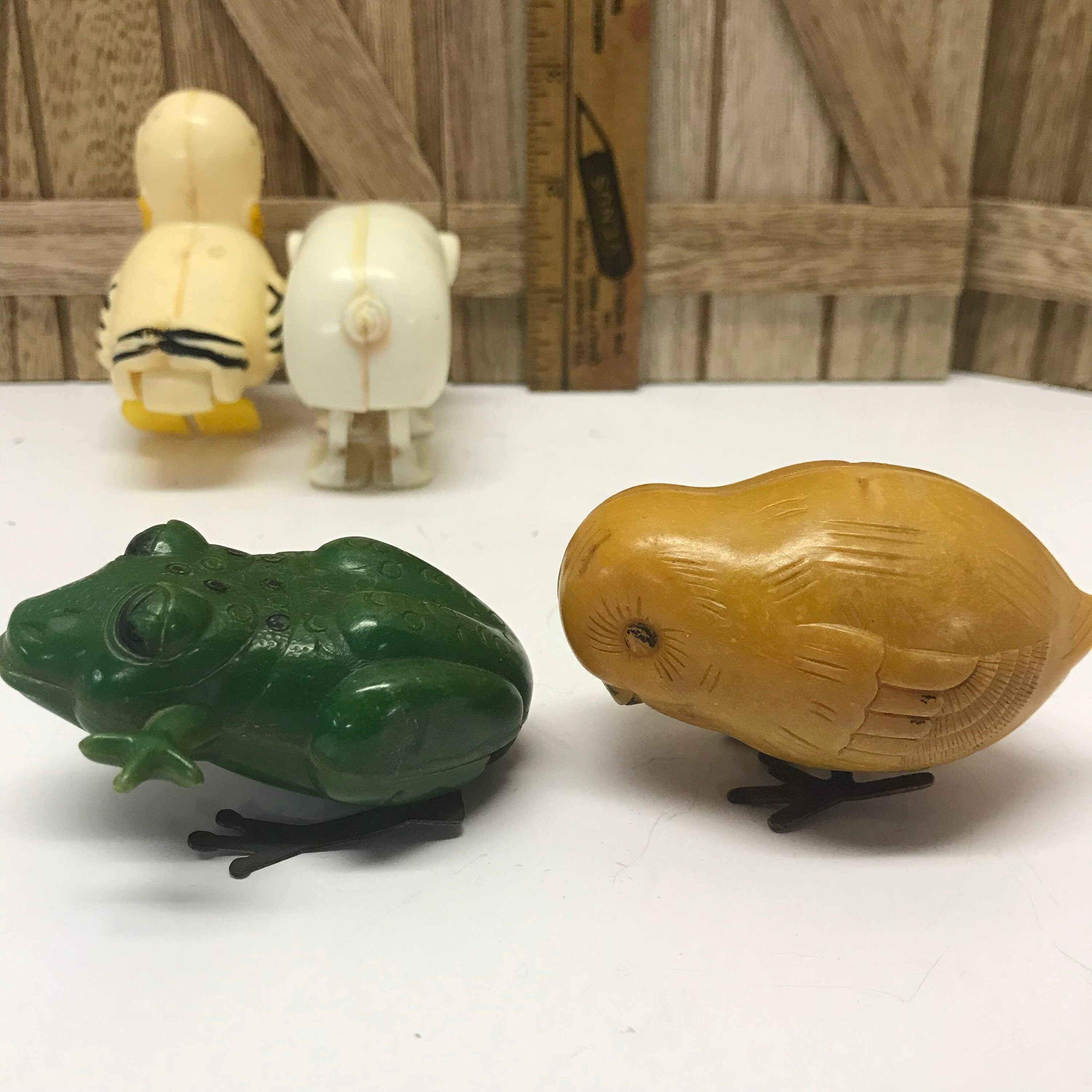 Vintage Set of Ramp Walkers & Wind Ups Pig, Frog, Chick, Duck - Etsy