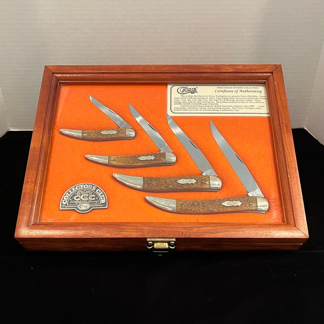 Case Classic XX Toothpick Knives Set of 4 Limited Edition in Case - Etsy