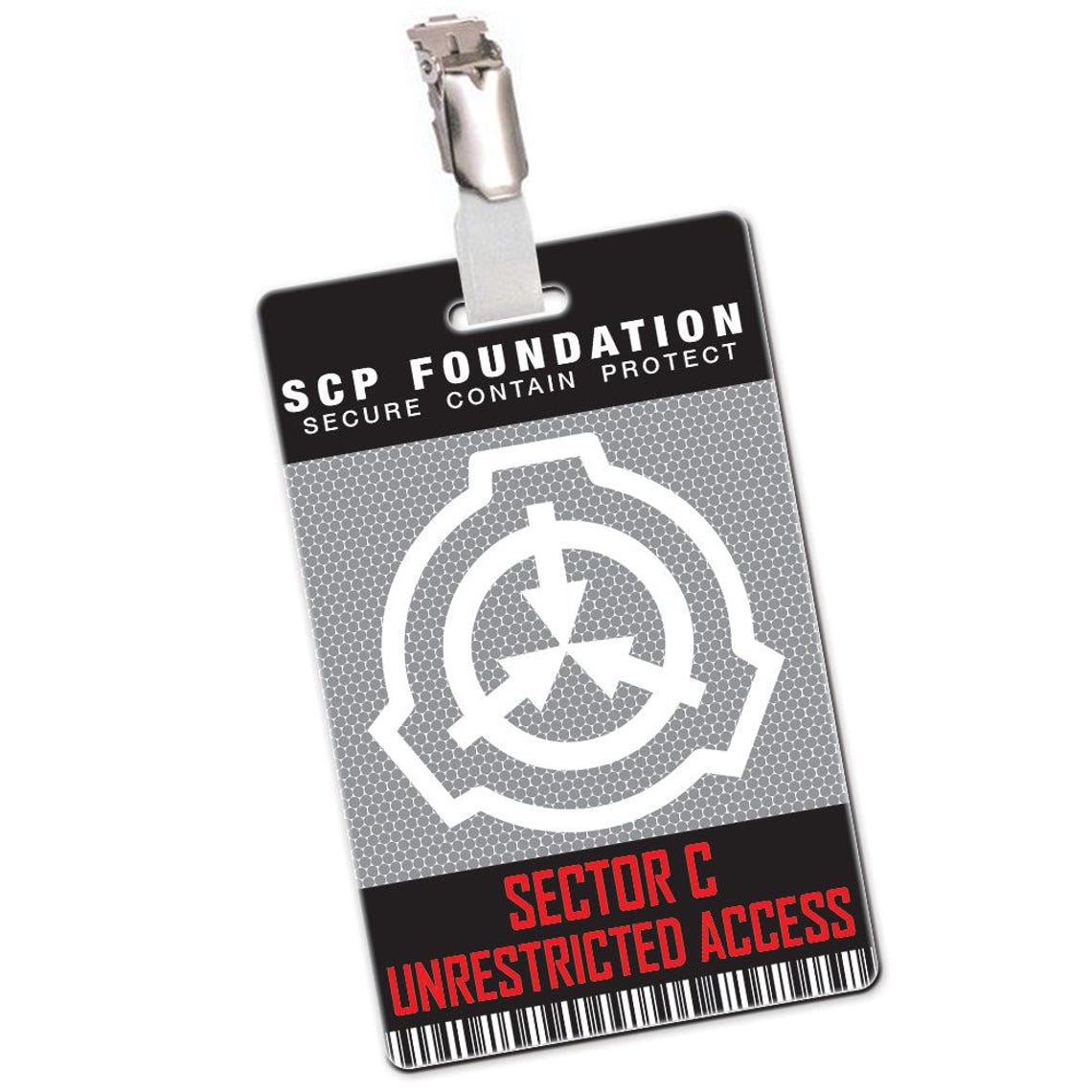 SCP Cosplay ID Card - Etsy UK