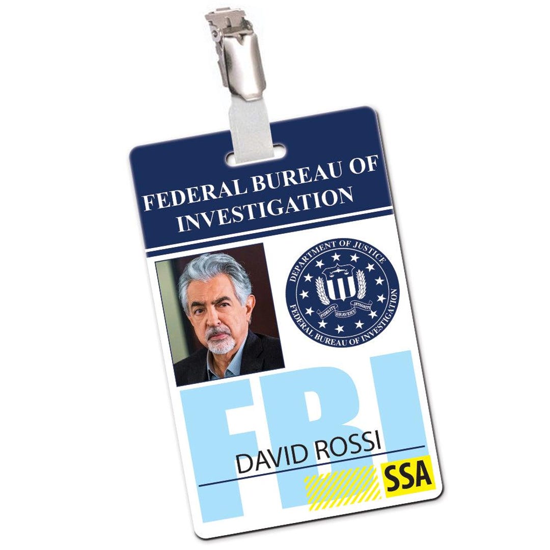 Criminal Minds Cosplay ID Card - Etsy UK