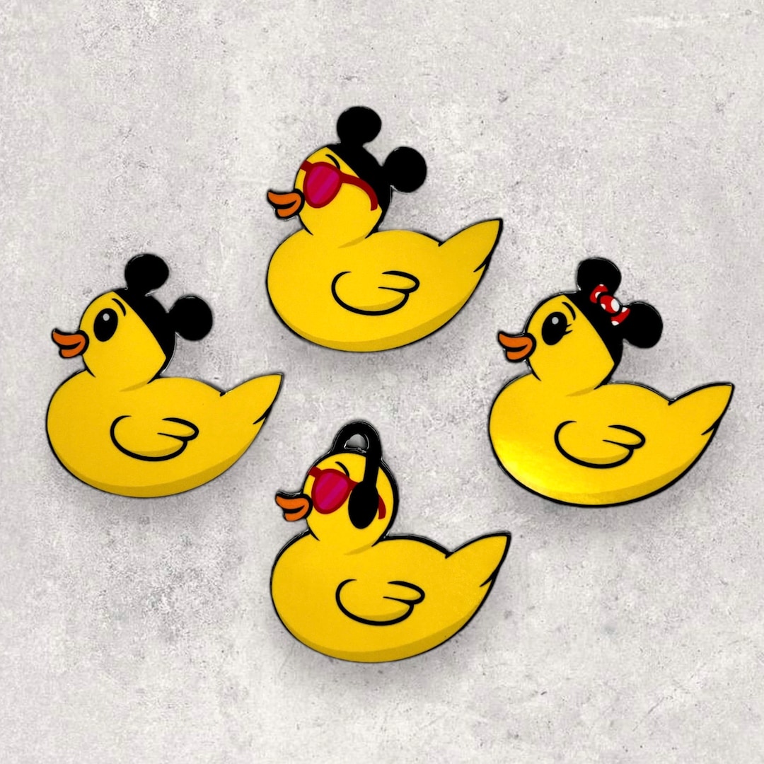 Set of 24 Cruising Hiding Rubber Duck Magnets - DCL RCI NCL - 2” Wide ...