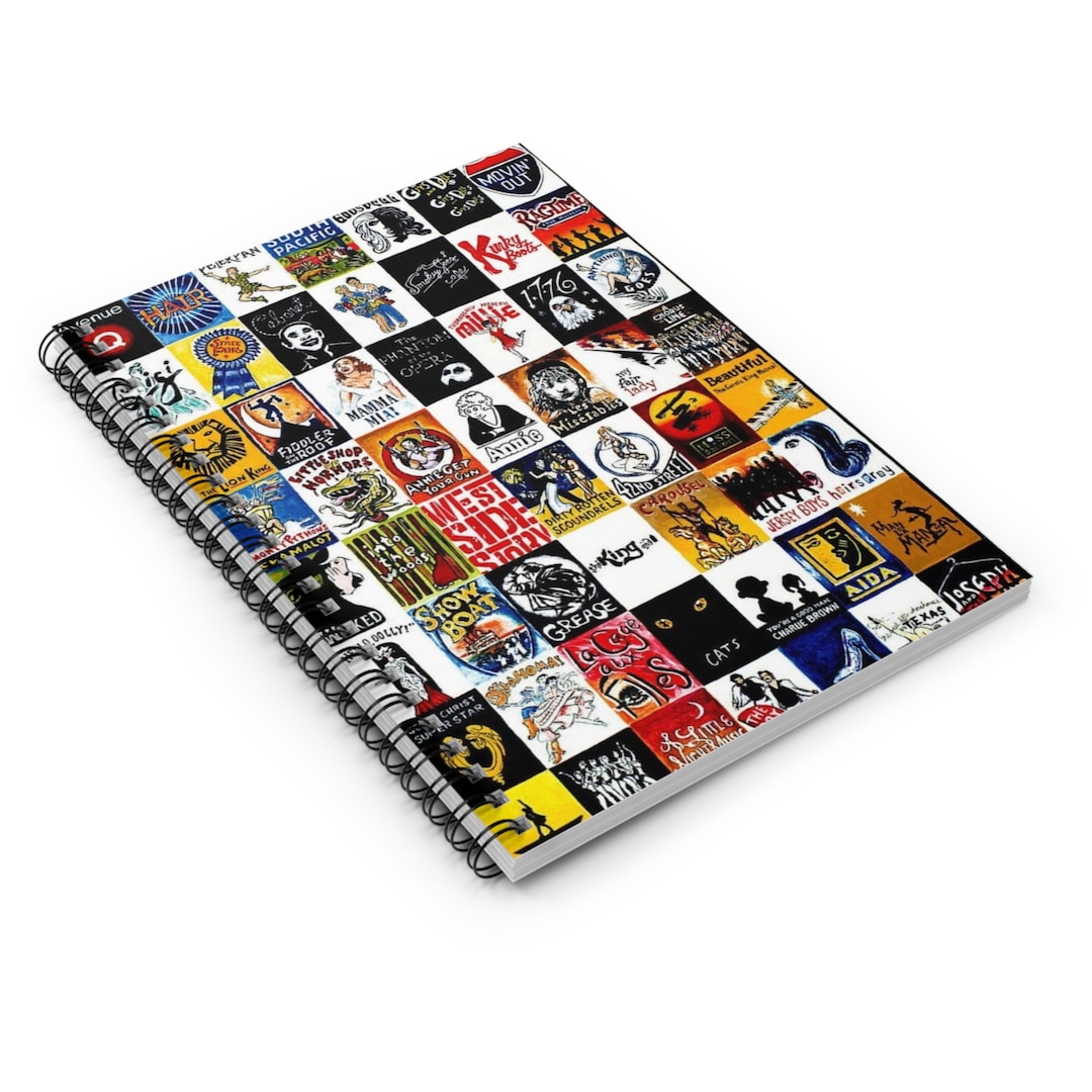 Personalized Broadway Musical Theater Notebook: Ruled Line Journal - Etsy