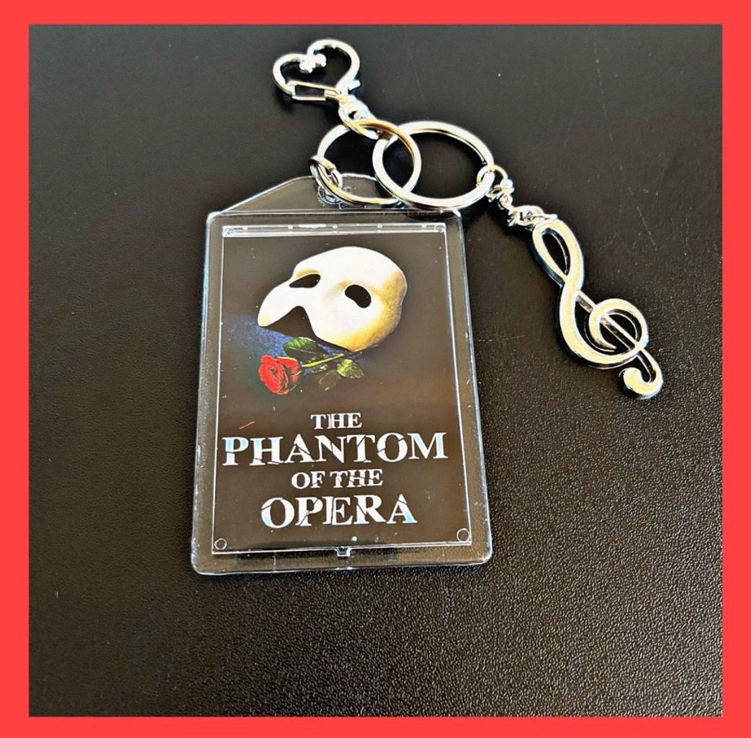Phantom of the Opera Keychain. Musical Theater Fan Will Love Your Gift ...