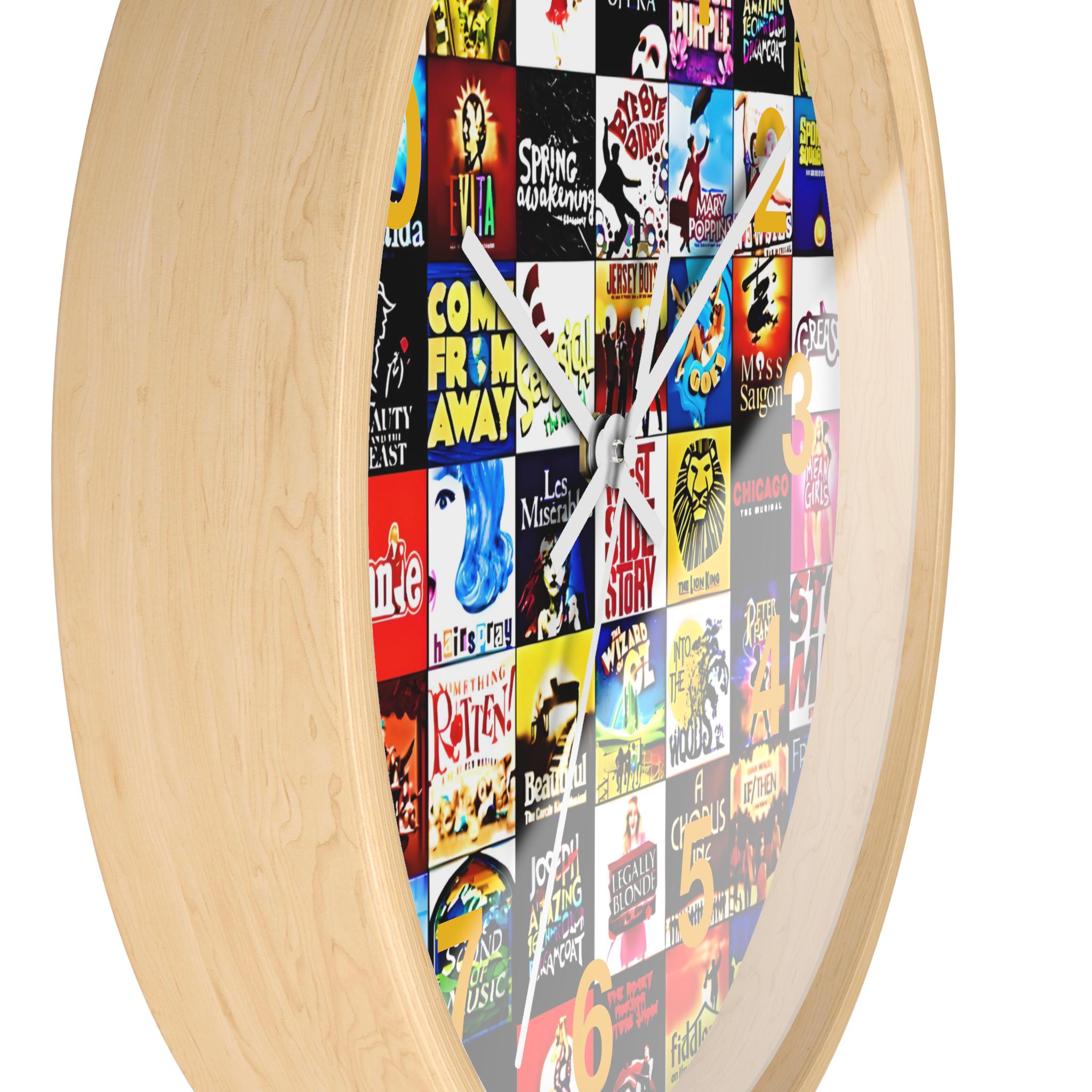 Broadway Musical Theater Wall Clock: Unique Home Decor - Etsy