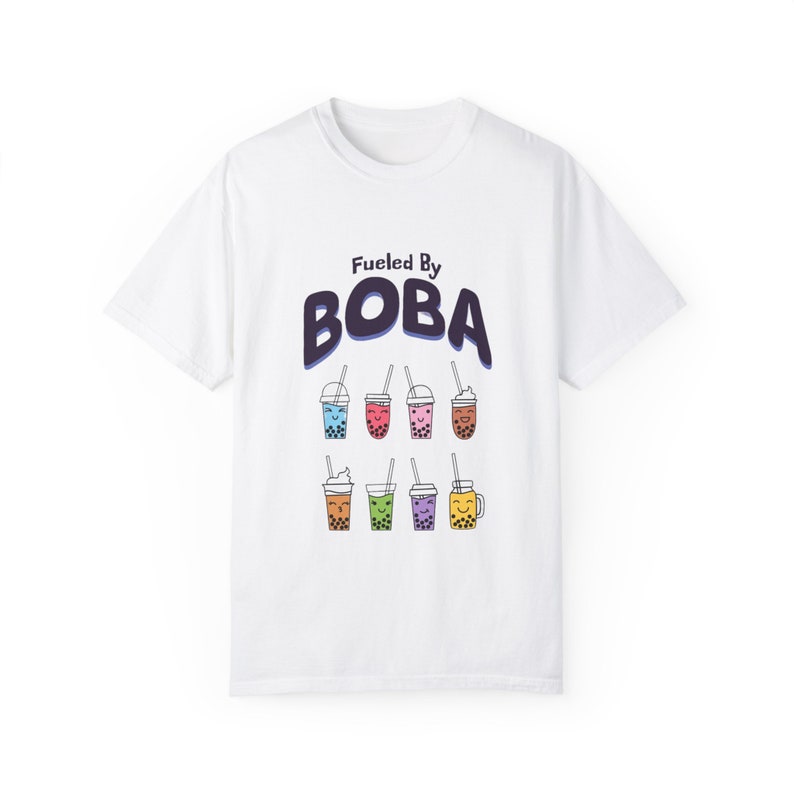 Boba Lover Unisex fueled by Boba T-shirt - Etsy