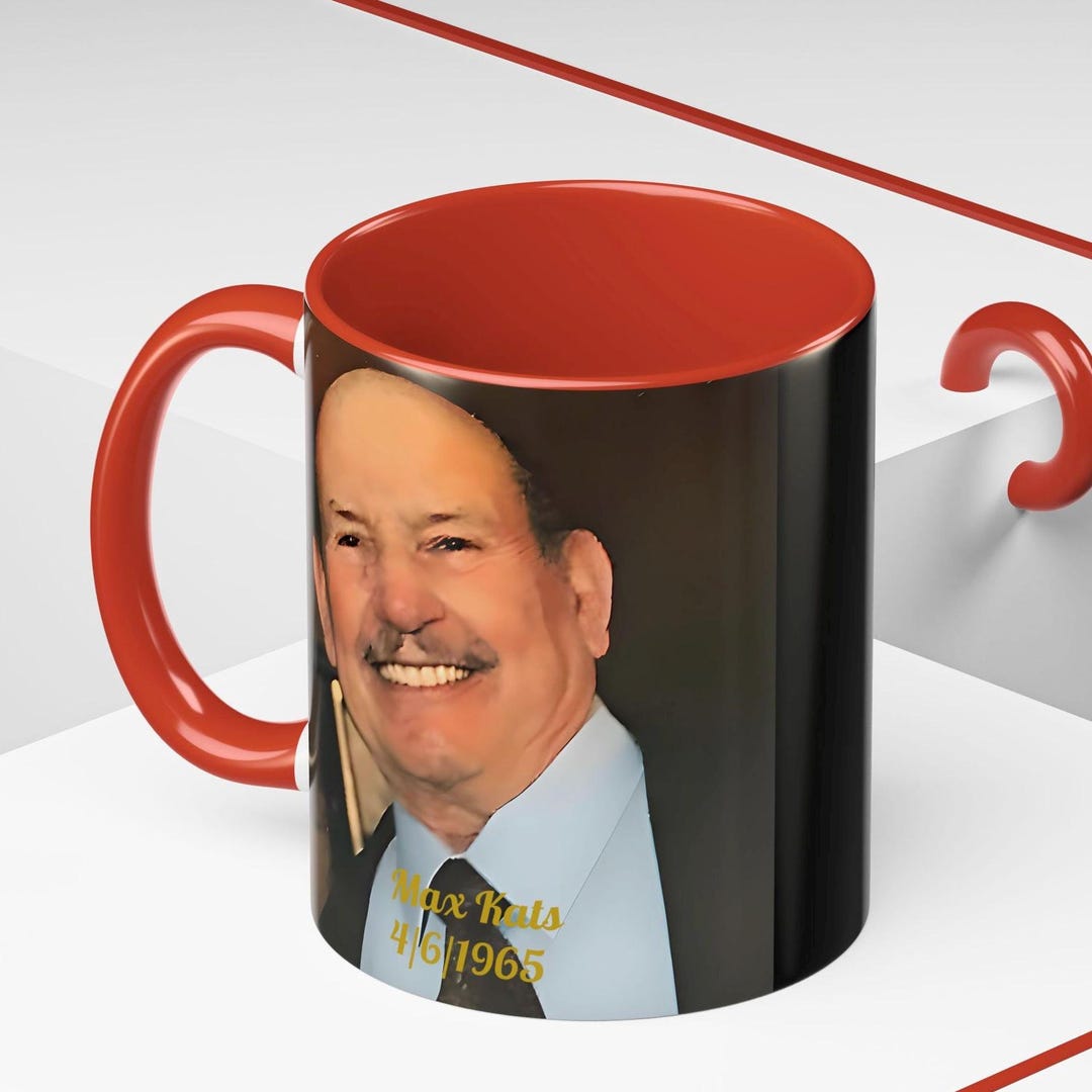 Personalized Son Memorial Accent Coffee Mug, Custom Keep Memory Alive ...