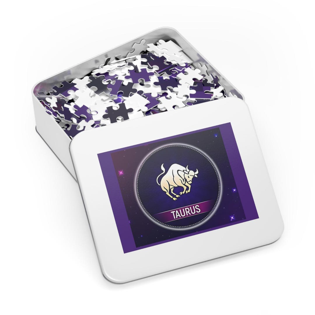 Taurus Jigsaw Puzzle Zodiac Sign Game, Horoscope Puzzle, Astrology Gift ...