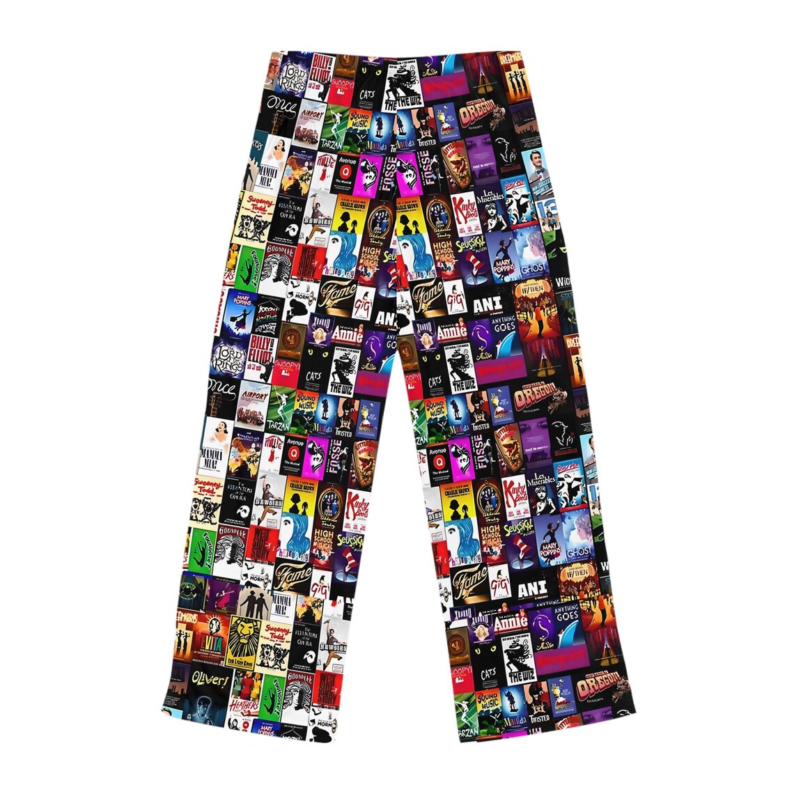 Broadway Musical Theater Women's Pajama Pants, Custom Name Pjs ...