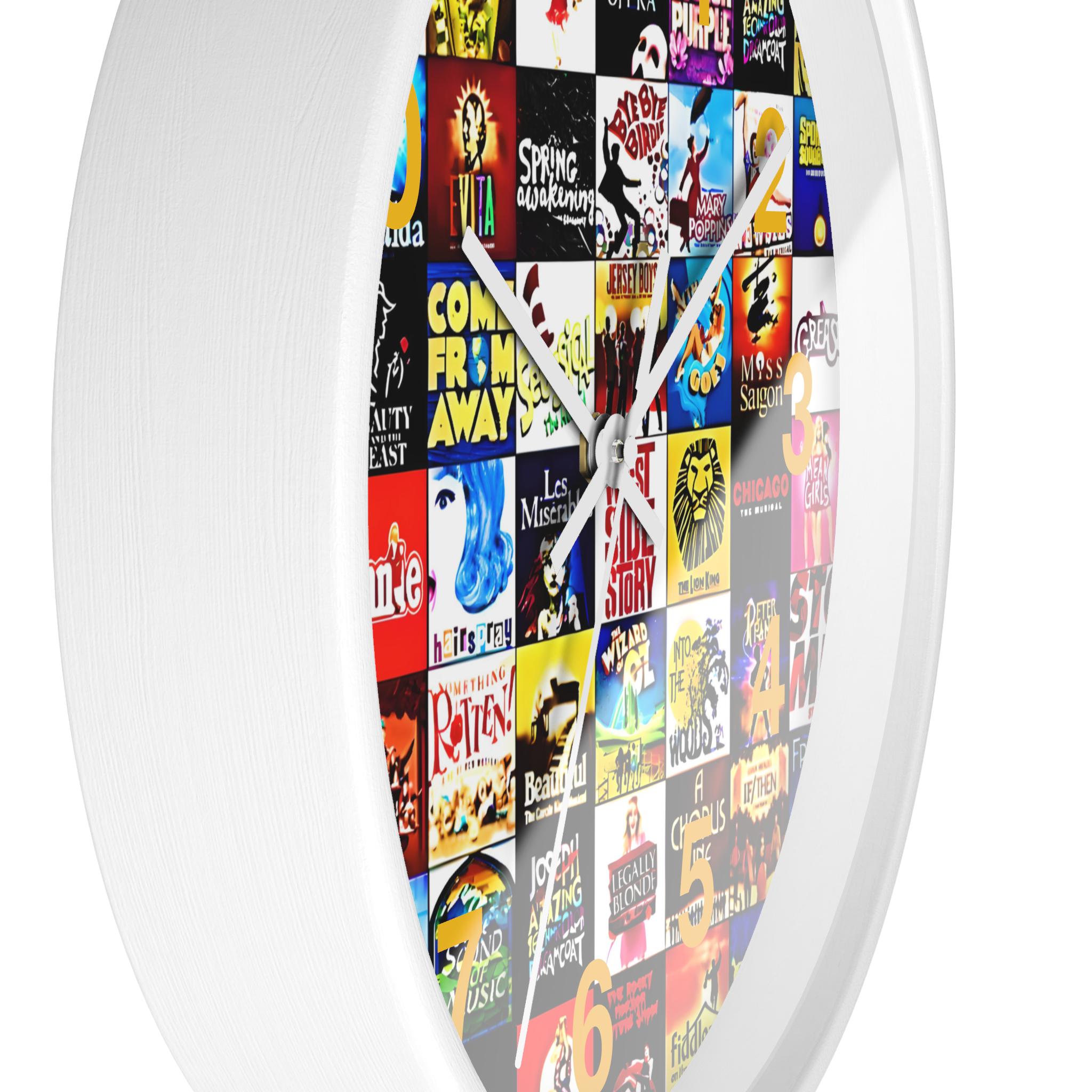 Broadway Musical Theater Wall Clock: Unique Home Decor - Etsy
