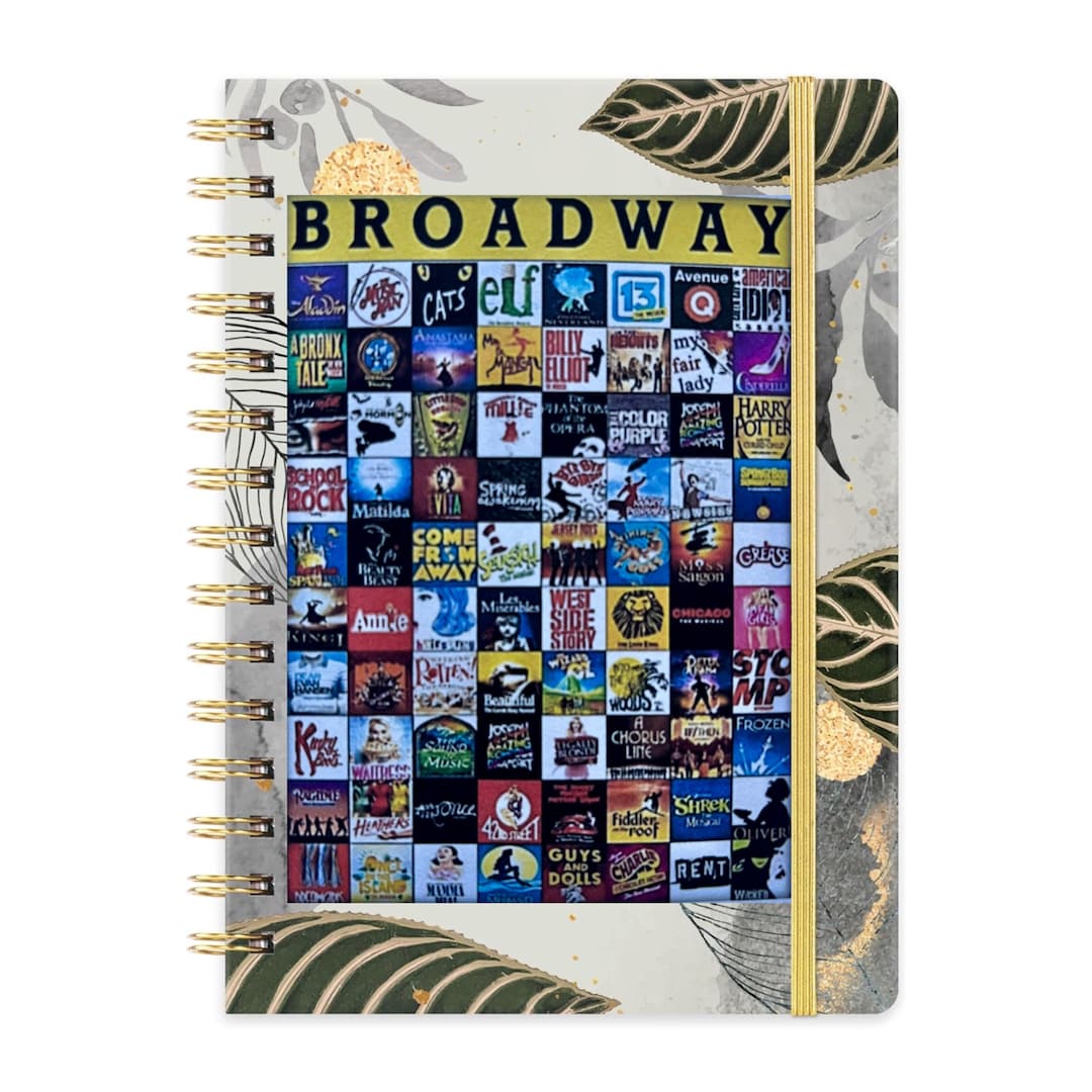 Broadway Musical Hardcover Journal: Personalized Theater Lover Gift - Etsy