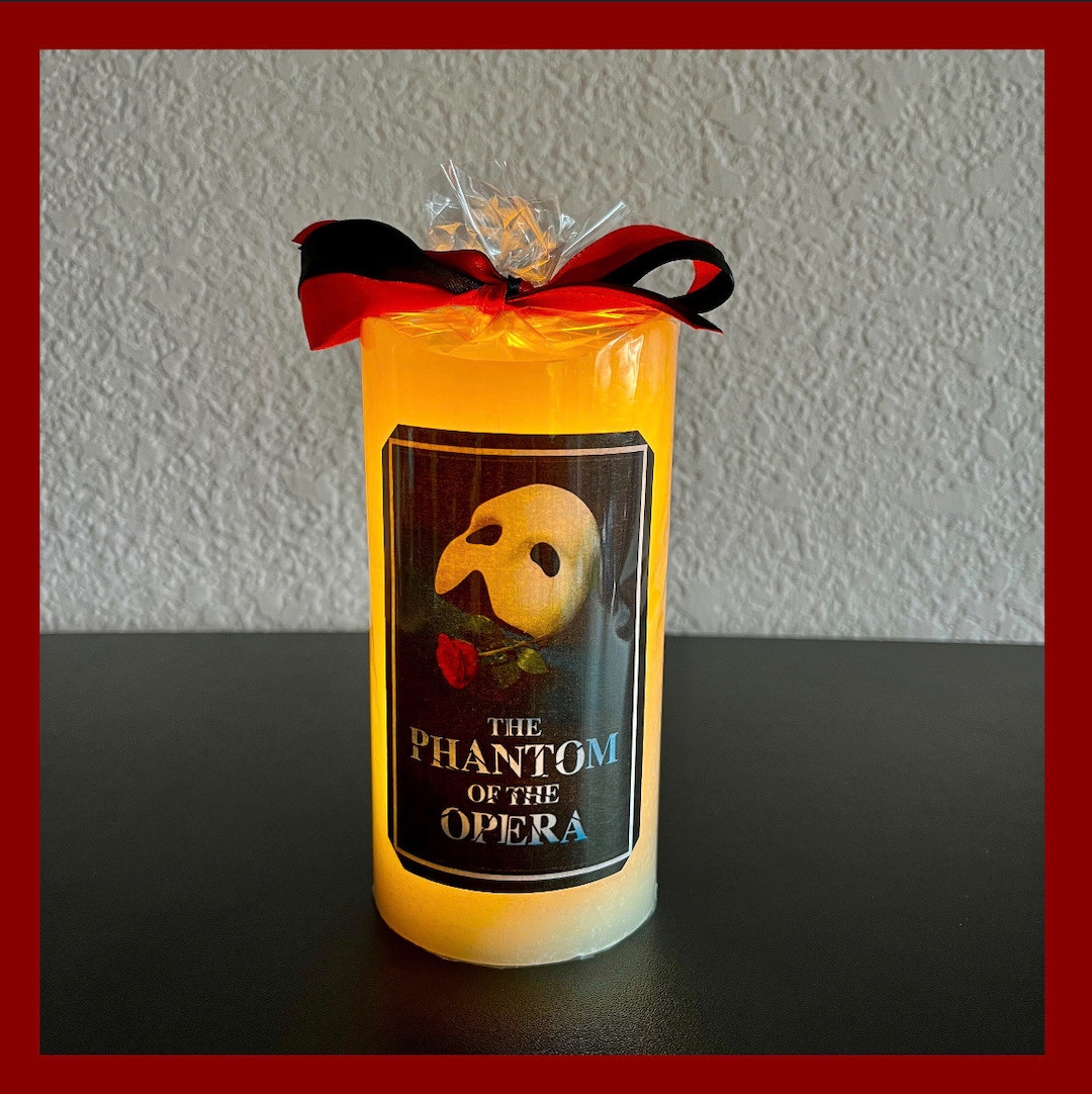 Broadway Phantom of the Opera - Musical Theater Flameless LED Candle ...