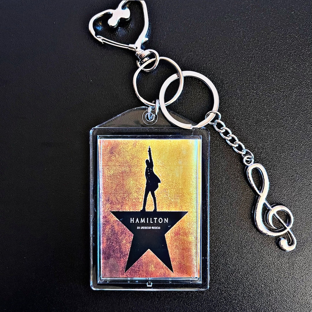 Hamilton Keychain: Personalized Photo Music Key Accessory - Etsy