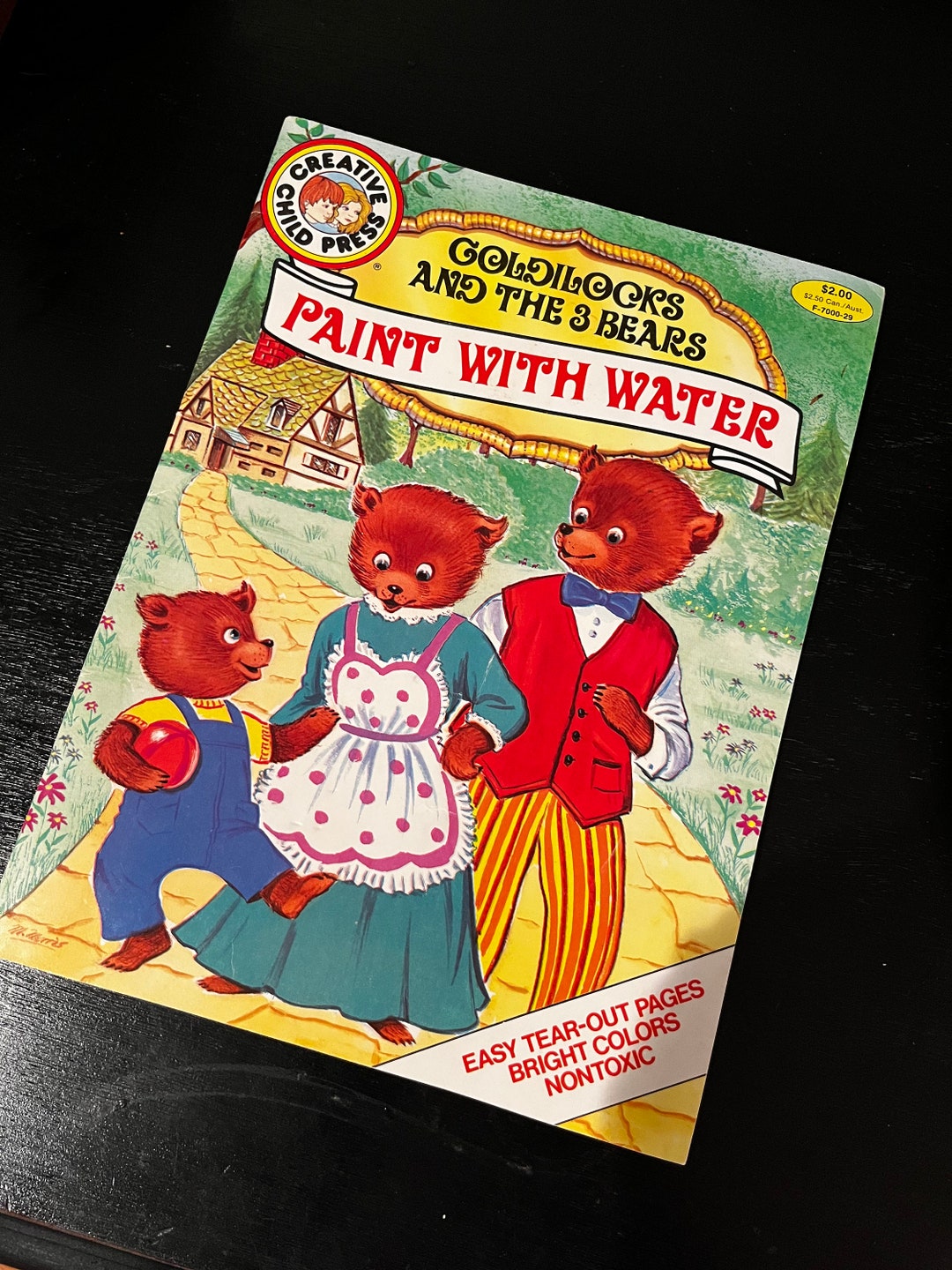 Goldilocks and Three Bears Paint With Water Book by Child - Etsy