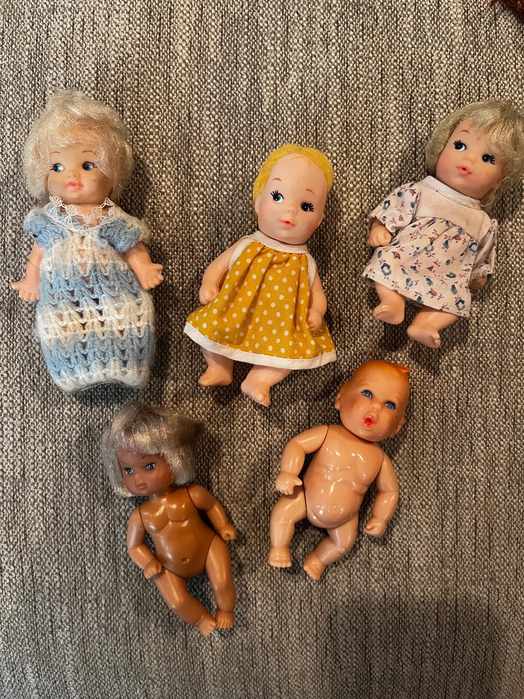 5 Vintage Tiny Baby Dolls, Gerber - Etsy