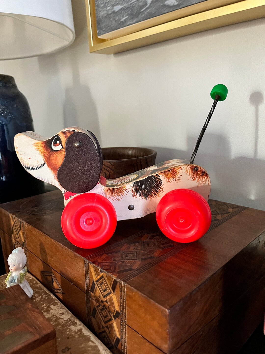 Vintage Little Snoopy Pull Toy Fisher Price - Etsy