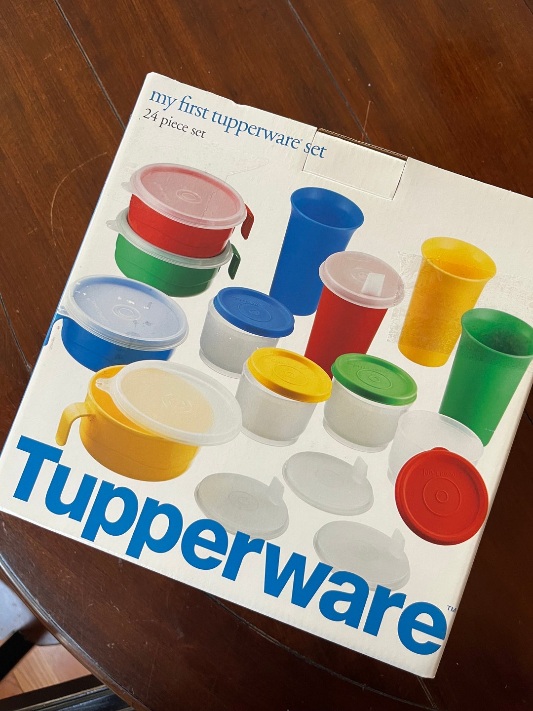My First Tupperware Set Vintage, Feeding Set 24 Pieces, Complete - Etsy